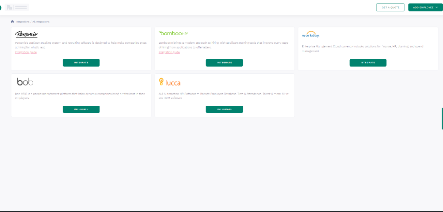 Bamboo HR Integration